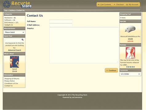securing your oscommerce contact form with the simple