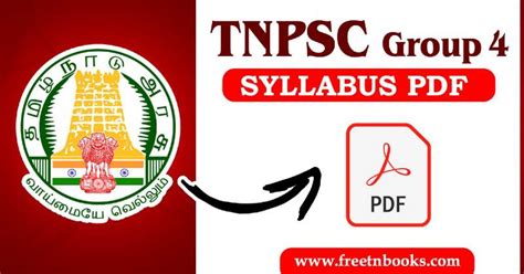 Tnpsc Group 4 Syllabus In Tamil 2024 Pdf பாடத்திட்டம்