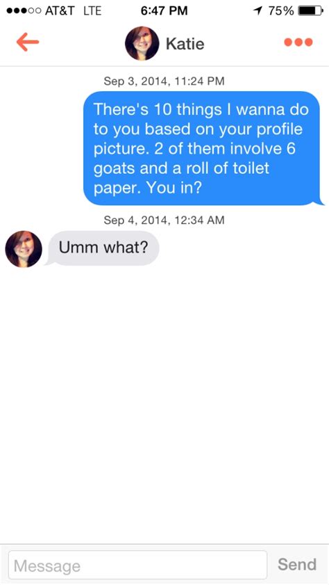 The Weird Things People Say On Tinder
