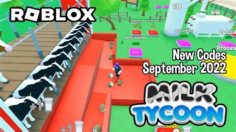 Roblox Milk Tycoon New Codes September 2022 Youtube