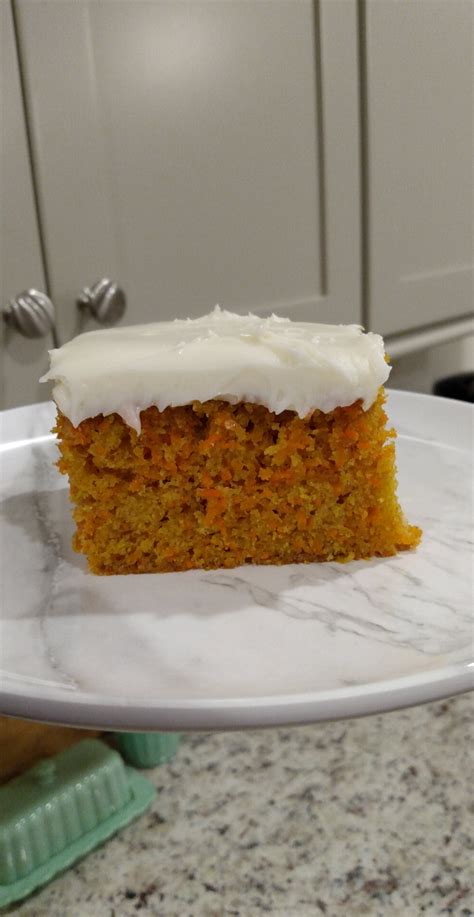 [homemade] Carrot Cake With Cream Cheese Frosting R Baking