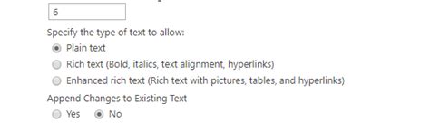 solved update sharepoint multi line text column list us power