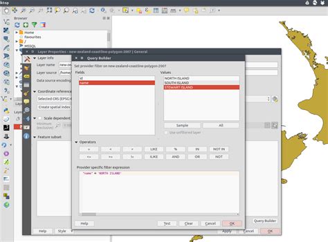 showing only selected features from attribute table on layer using qgis