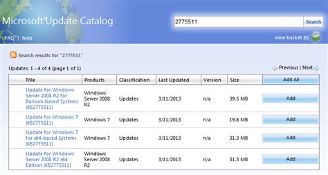 hotfix for windows update supportboard