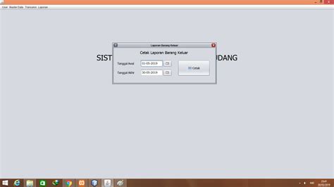 membuat program inventory barang dengan java netbeans