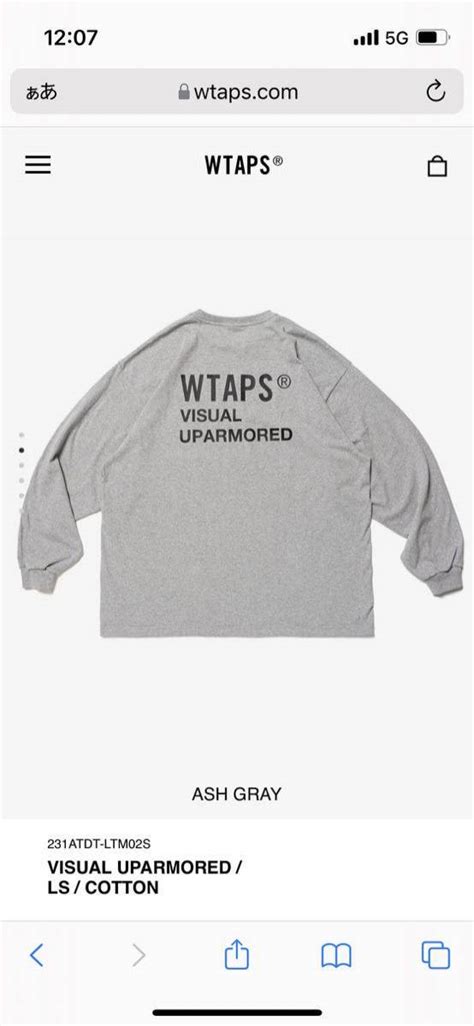 代購代標第一品牌－樂淘letao－wtaps 23 Ss Visual Uparmored Ls Cotton オリーブドラブサイズm