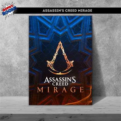 Assassins Creed Mirage Placa Decorativa Mdf Quadro Decoração Parede
