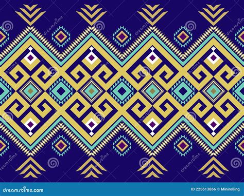 Geometric Ethnic Pattern Seamless As Traditional Pattern Design For