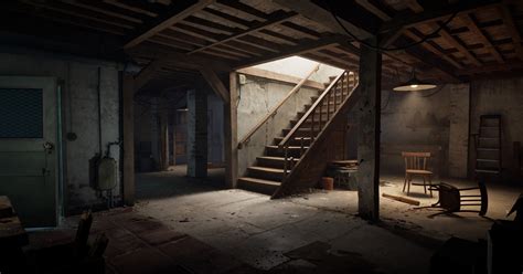 creating a basement in ue4 materials and lighting