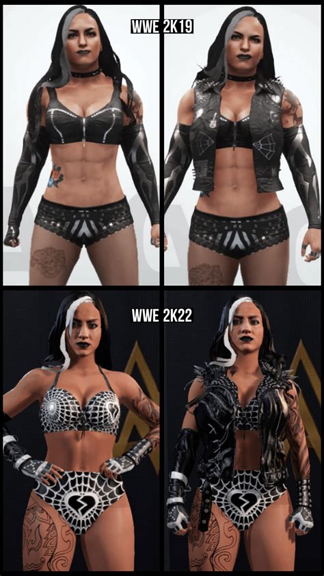 Recreated My Og Female 2k19 Caw From Wwe 2k22 And Yup She Looks Nicer