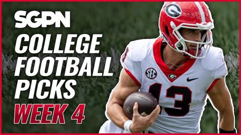 College Football Picks Week 4 College Football Predictions 9 24 22
