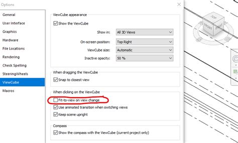 viewcube behavior when using keyboard shortcuts autodesk community