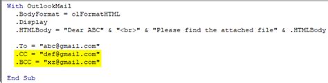 vba outlook how to use excel vba outlook function to
