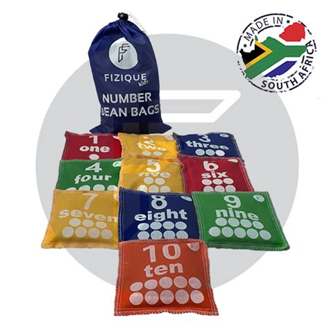 Number Bean Bags Set Of 10 Fizique Fit For Life