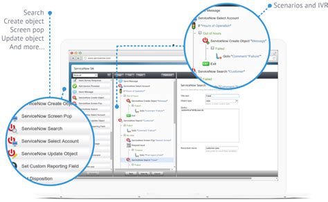 servicenow contact center features contact center software