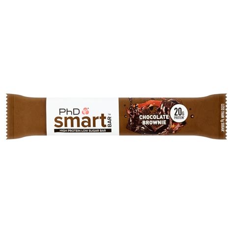 Phd Smart Protein Bar Chocolate Brownie 64g Tesco Groceries