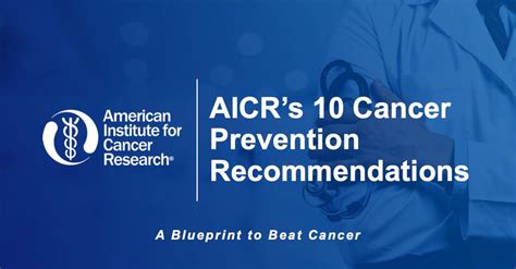 Aicrs 10 Cancer Prevention Recommendations Toolkit