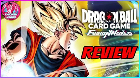 Dbscg Fusion World Review Dragon Ball Super Card Game Youtube
