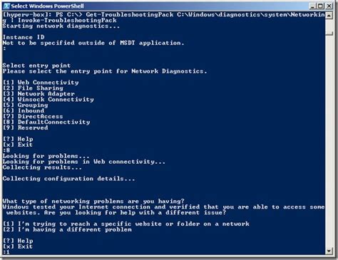 use powershell troubleshooting packs to diagnose remote problems