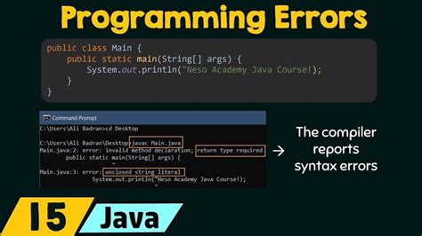 programming errors syntax java programming javascript