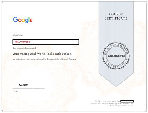 real value sg coursera automating real world tasks with