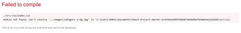 javascript reactjs module not found css import stack overflow