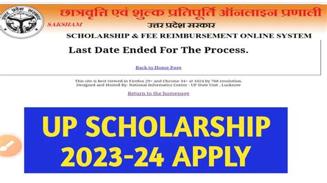Uttar Pradesh Up Post Matric And Dashmottar Scholarship 2023 24 Apply
