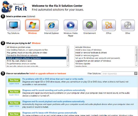 microsoft dynamics 365 powerobjectsmicrosoft fix it solution center