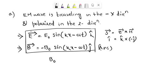Solved 28 Transverse Polarization [3 Points] Consider A Plane