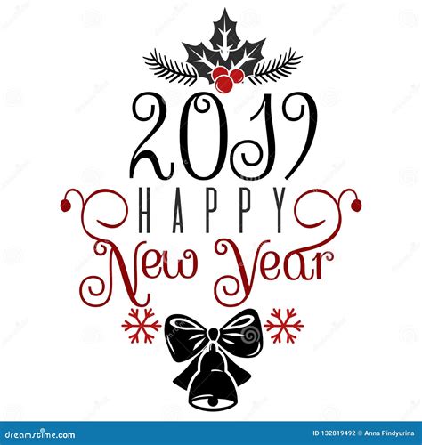 Have Very Merry Christmas And Happy New Year 2019 We Wish You Lettering