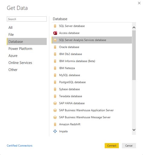 connect to analysis services tabular data in power bi