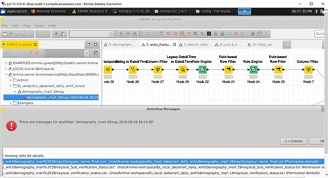 server job is not able to access local input files during execution and