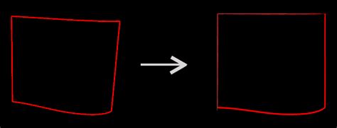 opencv warping curved rectangle to a regular rectangle stack overflow