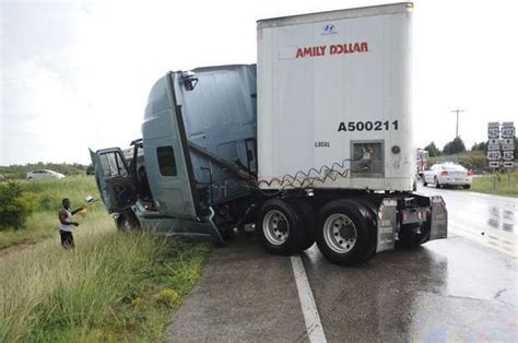 Wrecked Semi Trucks