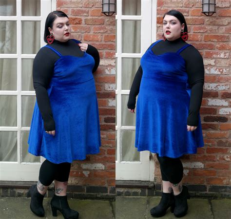 Nope Nancy Whittington Coates Blue Velvet Skater Dress Velvet