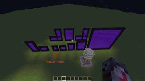 Different Nether Portal Sizes Discussion Minecraft Java Edition