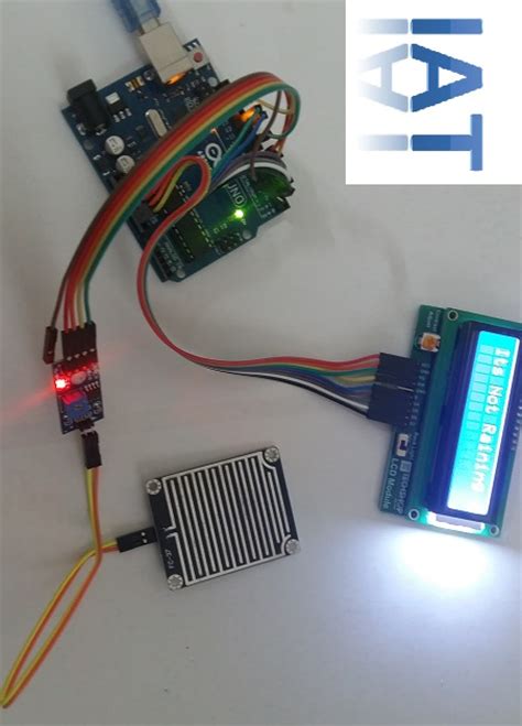 how to build rain alarm using arduino
