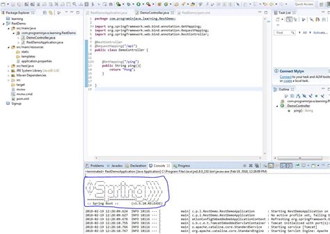 spring boot and hibernate tutorials application using