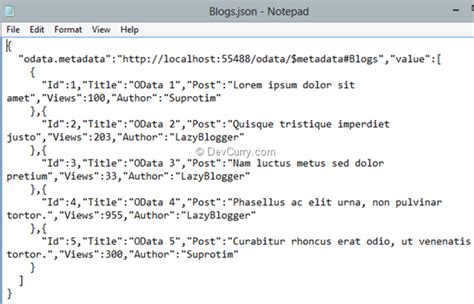 getting started with odata and asp web api