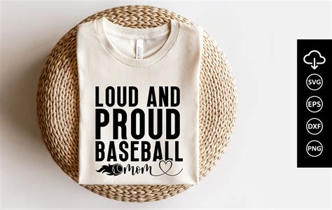 Loud And Proud Baseball Mom Svg Graphic By Magic Design Bundle