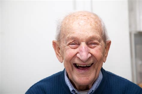 Senior Adult Male Laughing Portrait He Is 90 Years Old Helm Nejad