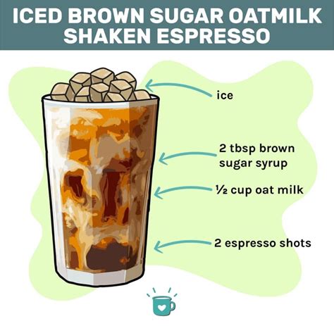 Iced Brown Sugar Oatmilk Shaken Espresso Recipe