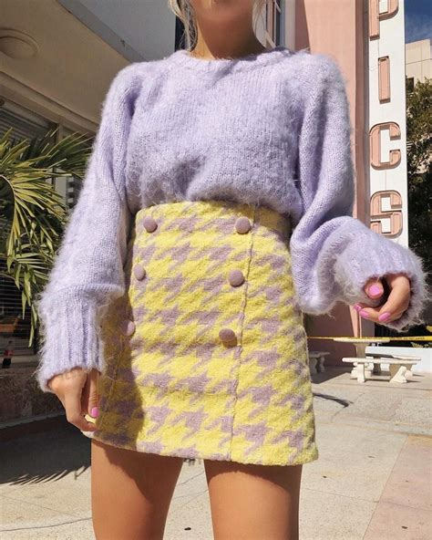 Aesthetic Check Pastels – Lac Lookbook Fashion Inspo Outfits Cute