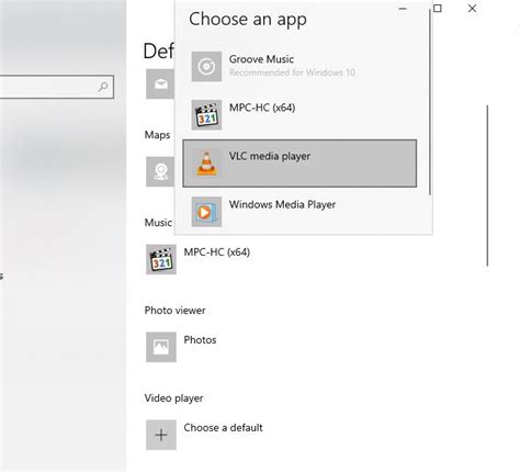 how to make vlc default player in windows 10 and ubuntu
