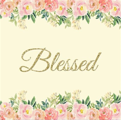 8x8ft Light Pink Flowers Branch God Blessed Wall Custom Photo