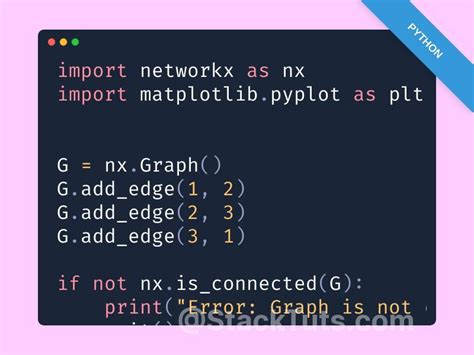 how to fix unexpected error while drawing networkx graph in python