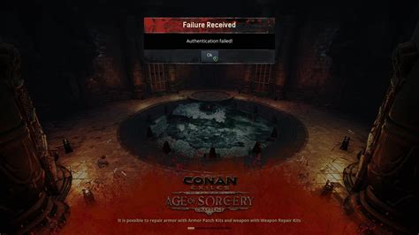 authentification error pc bug reports funcom forums