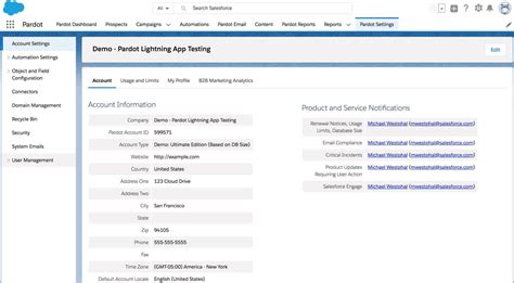 learn how to navigate pardot lightning app unit salesforce trailhead