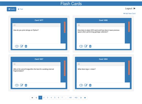 a simple flash card application in node js and angular js