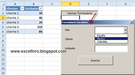 crear un formulario userform en excel y ii excel foro